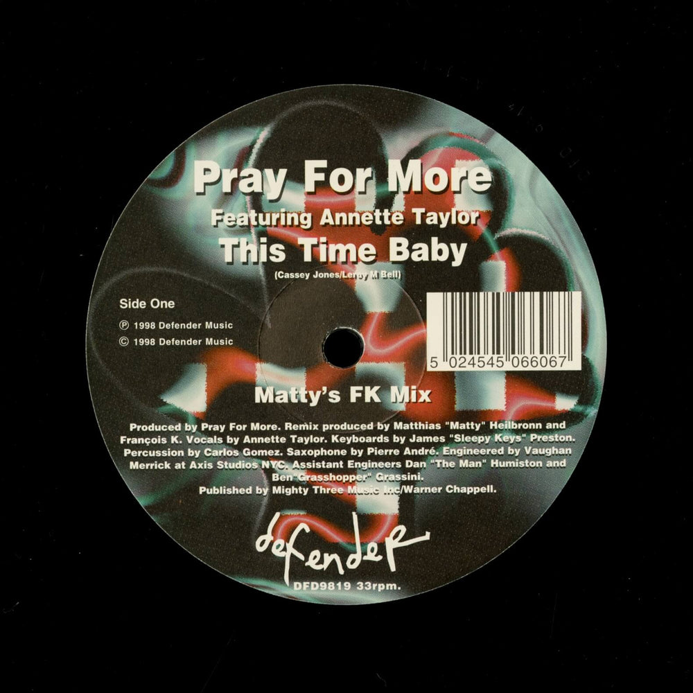 Pray For More Featuring Annette Taylor – This Time Baby