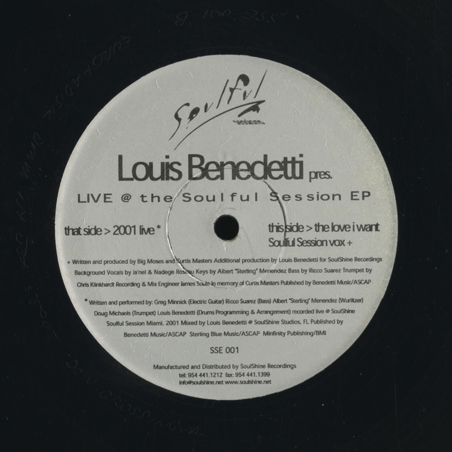 Louis Benedetti – Live @ The Soulful Session EP